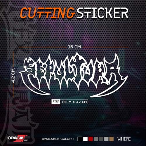 Jual Cutting Sticker Sepultura Text Logo | Stiker Cutting Sepultura ...