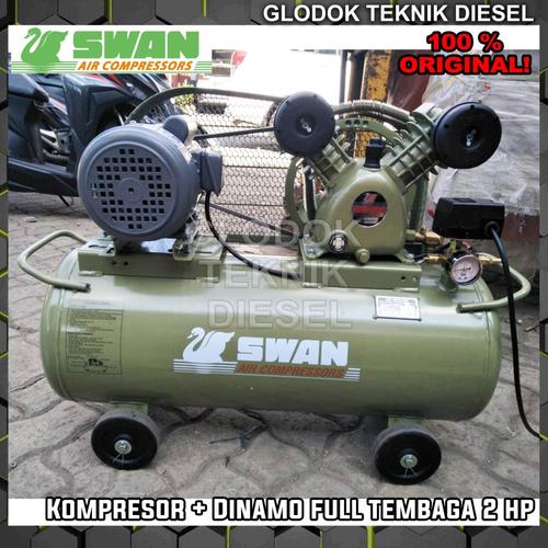 Jual SWAN AIR COMPRESSOR (S SERIES) SVP-202, 2 HP KOMPRESOR ANGIN ...
