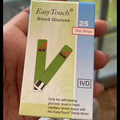 Jual Strip Gula Darah Easy Touch / Blood Glucose Strip Easy Touch 25 ...
