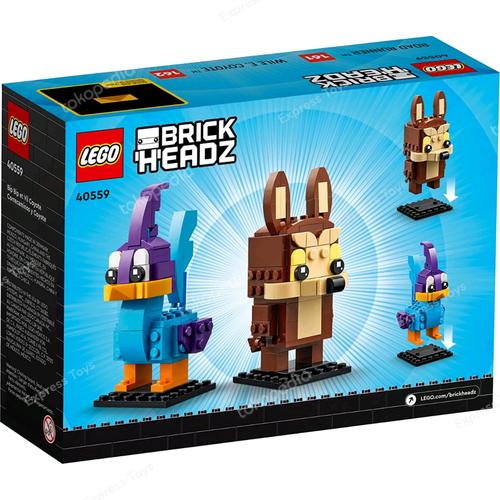 Jual LEGO BrickHeadz 40559 Road Runner & Wile E. Coyote Exclusive - Kab ...