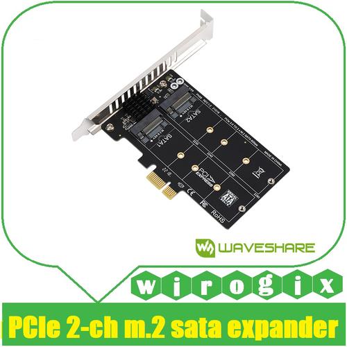 Jual PCIe X1 To 2-Ch M.2 SATA Expander - Kab. Bandung - wirogix | Tokopedia