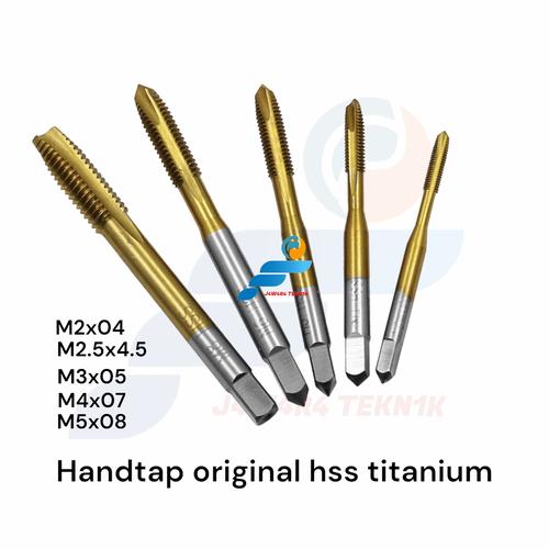 Jual hand tap baut original hss titanium varian M2 m2.5 M3 M4 m5 ...