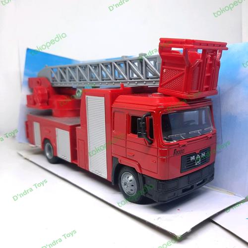 Jual Diecast Truck Long Hauler MAN F2000 Fire Engine Miniatur Truk ...