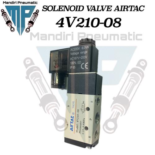 Jual Solenoid valve 4v210-08 Airtac 220v ac / 24v dc / 110v ac - AC220 - Jakarta Barat - mandiri ...