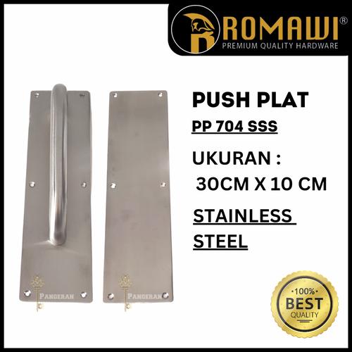 Jual PUSH PLAT HANDLE PINTU PULL PLATE PUSH PLAT STAINLESS STEEL PP 704 ...