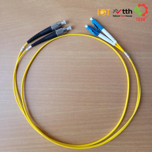 Jual Kabel Patchcord IOT LC FC UPC Single Mode Duplex 3.0mm 1M 3M 5M ...