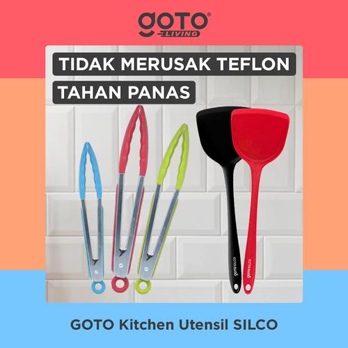 Jual Goto Kitchen Utensil Silco Capitan Spatula Silikon Sendok Masak ...