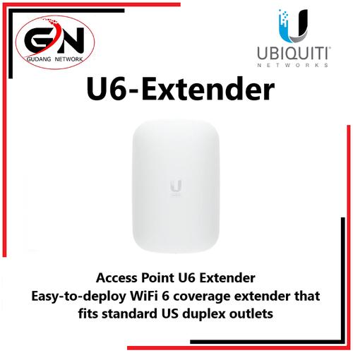 Jual UBIQUITI U6-Extender Access Point U6 Extender - Jakarta Pusat - Gudang Network. | Tokopedia