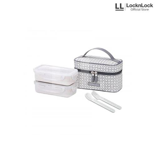 Promo LocknLock Lunch Box With Clover Bag - 350ML - Kota Depok ...