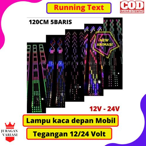 Jual LAMPU STROBO KACA NEW RUNNING TEXT BARIS MOBIL BUS TRUK TRUCK ...