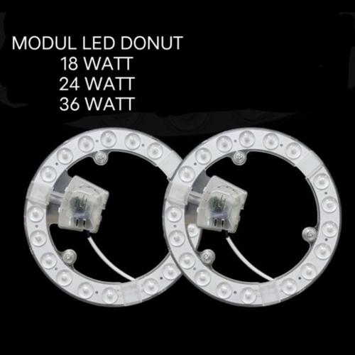 Jual Refil lampu donut visco 18W 24W 36W 48W module led cahaya putih ...