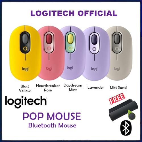 Jual Logitech Pop Mouse Wireless Bluetooth Mouse with Customizable ...