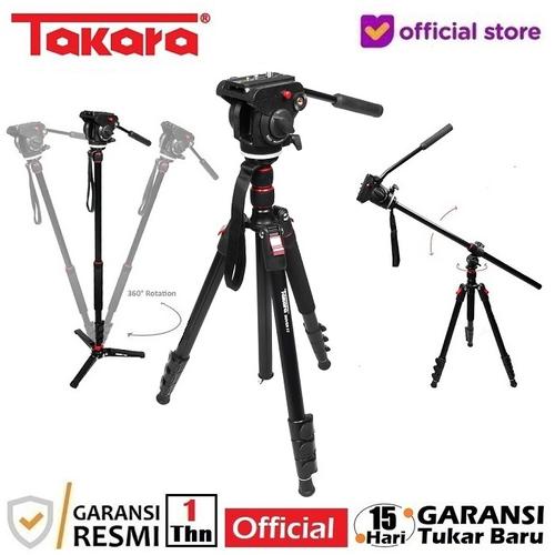 Promo Takara ROVER 77 Paket 3 Traveller Fluid Head Video Tripod Monopod ...