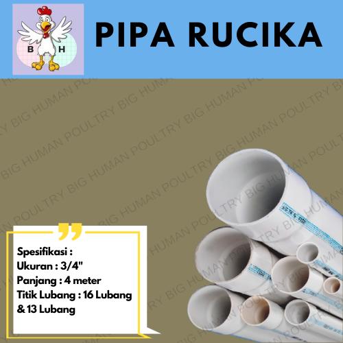 Jual PIPA RUCIKA 3/4 INCH 3 METER PAKAN OTOMATIS KANDANG AYAM - Kota ...