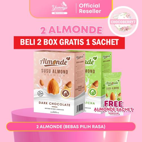 Jual ALMONDE PREMIUM ALMOND Asi Booster Almond Premium Yummys Kemasan ...