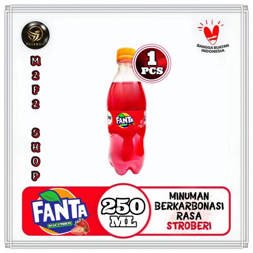Jual Fanta Merah MInuman Bersoda Botol Pet - 250 ml (Harga Satuan ...