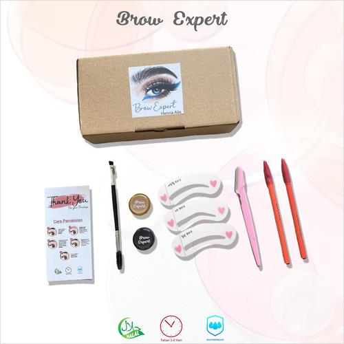 Jual Brow Expert Henna Alis Tahan Lama Halal Sulam Alis - Paket 1 ...