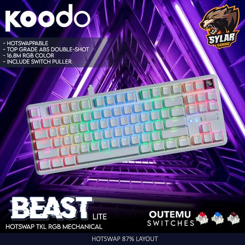Jual Koodo Beast Lite TKL RGB Mechanical Gaming Keyboard - Jakarta ...