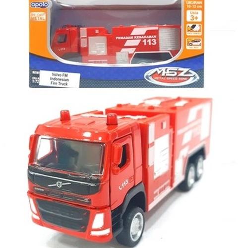Jual Diecast Mobil Apolo Pemadam Kebakaran Indonesia 113 Volvo FM Fire ...