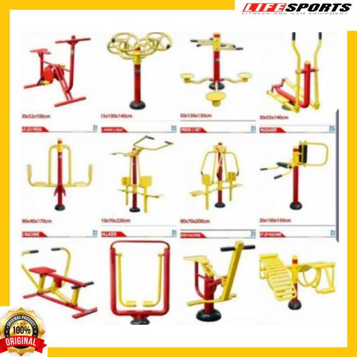 Jual Paket alat fitness outdoor taman IMPORT ORIGINAL alat olahraga ...