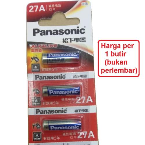 Jual Baterai Panasonic 27A Alkaline 12v L828 Original - Battery Batre ...