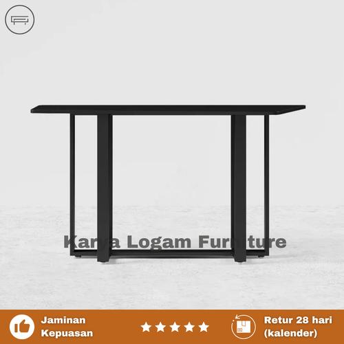 Jual Console Table Meja Konsol Modern Minimalis - Kayu Mahoni Rangka ...