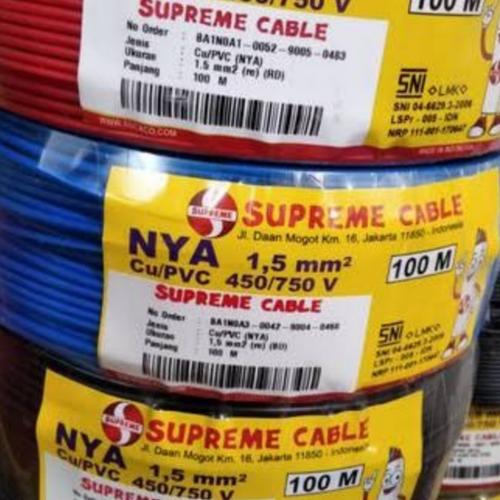 Jual kabel nya 1.5mm supreme - kuning/hijau - Jakarta Pusat - MRT Electric | Tokopedia