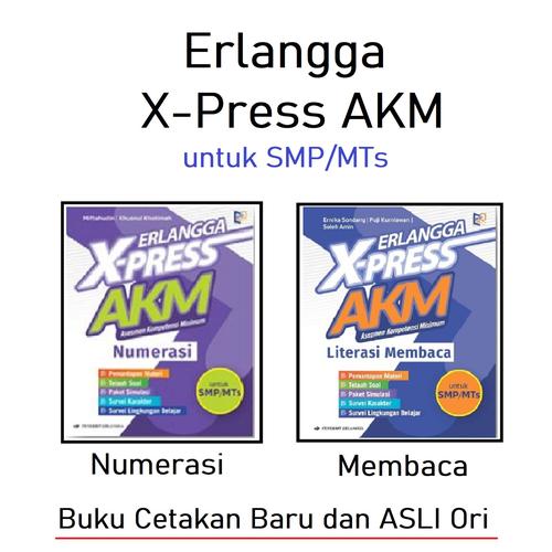 Jual Buku Erlangga X-Press AKM SMP Literasi Membaca dan Numerasi - Membaca - Kab. Tangerang ...