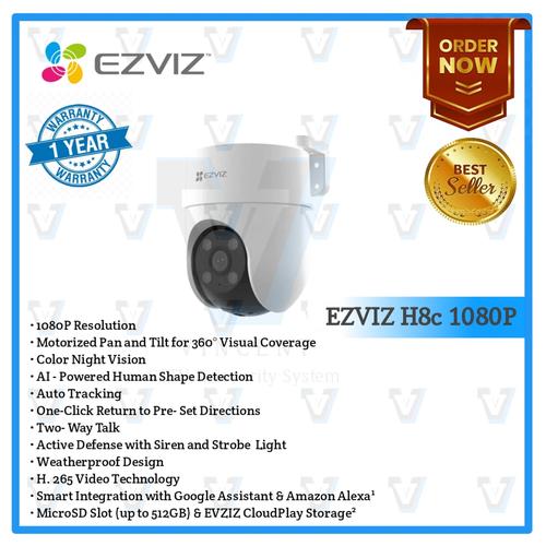 Jual Ezviz H8c CCTV Outdoor Pan & Tilt Wifi IP Camera Auto Tracking ...
