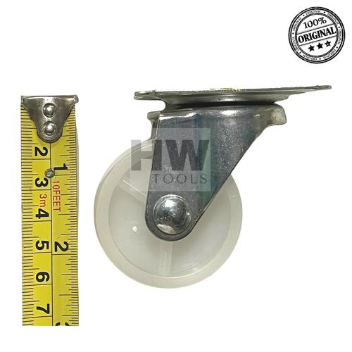 Jual RODA GEPENG 2 INCH RODA NYLON PUTIH NILON 2" TROLLEY RODA TV ...