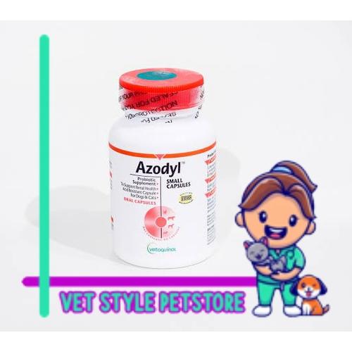 Jual Azodyl probiotik ginjal kucing anjing original - per kapsul ...