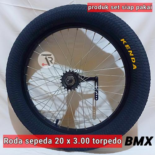 Jual roda sepeda BMX 20 in belakang jumbo kenda set siap pakai ...
