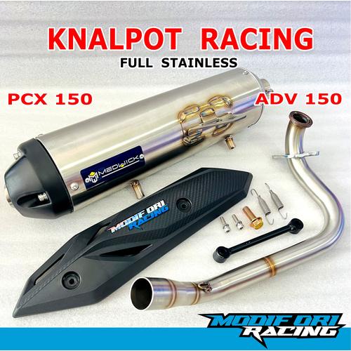 Jual PCX 150-ADV 150 STAINLES RACING - KNALPOT RACING MEDWICK PCX 150 ...