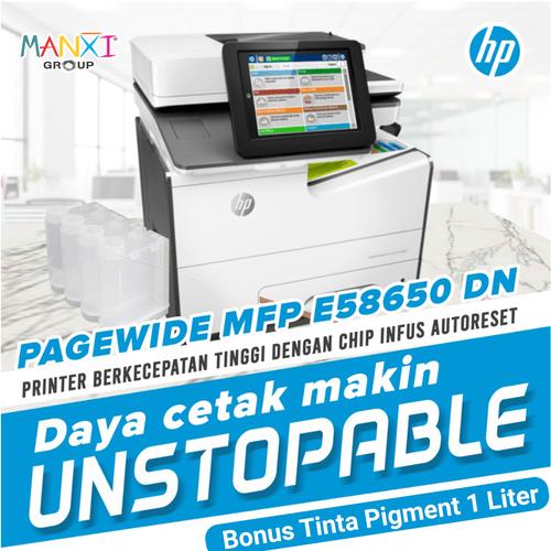 Jual Printer HP Pagewide MFP E58650 DN Modif Chip Autoreset - Kota ...