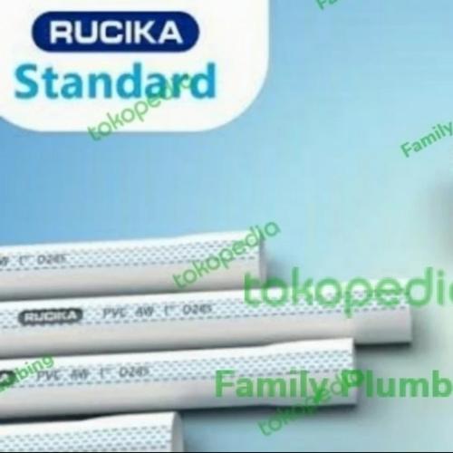 Jual PIPA PIPE PVC 1" 1INCH 1 INCH RUCIKA WAVIN STANDAR STANDARD AW ...