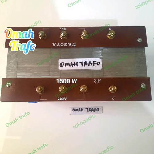Jual travo induksi trafo isolasi 3 phase 1500 watt 380v / 220v ...