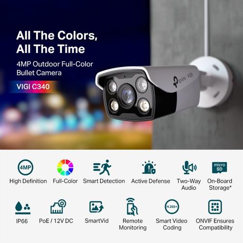 Jual IP CAMERA BULLET TPLINK VIGI C340 4MP - Jakarta Barat - Noah CCTV ...