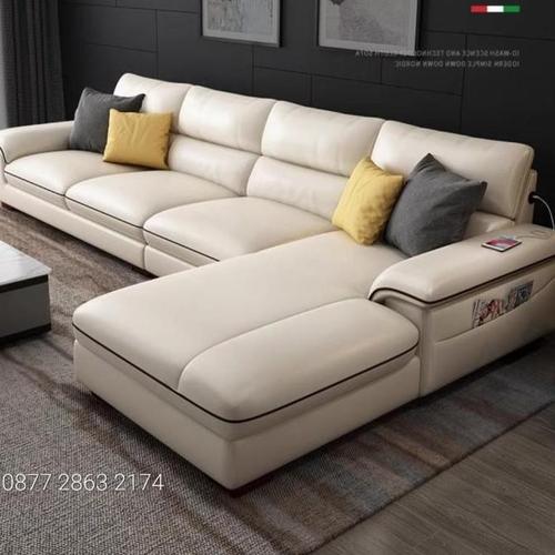 Jual Ready Stok Sofa L Minimalis Cellini Fulset Meja Garansi 3 Tahun ...