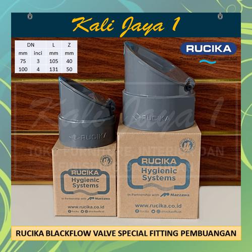 Jual Rucika Backflow Valve / Fitting Katup Searah / Penutup Pipa Anti ...