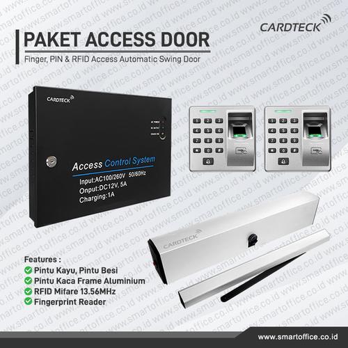 Jual Professional Access Control 2 Reader RFID Finger PIN Swing Door ...