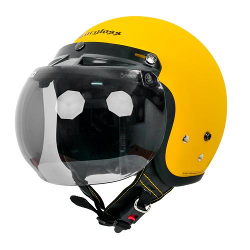 Promo PAKET HELM CARGLOSS RETRO CFM EXOTIC YELLOW BOGO CLEAR - L - Kab ...