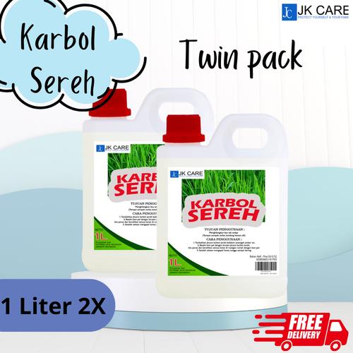 Promo Sabun Pembersih Lantai Karbol Sereh Twinpack 1 Liter 2X - Jakarta ...