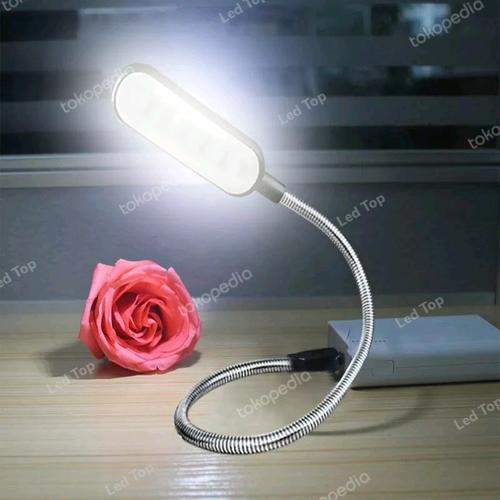 Jual Lampu led usb kabel flexible 6 mata led lampu darurat lampu ...