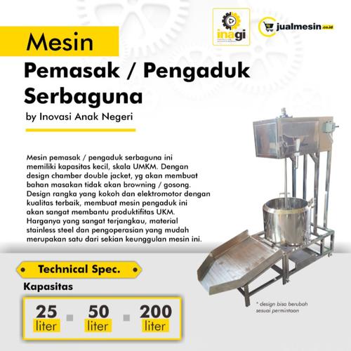 Jual mesin pengaduk bumbu double jacket - Kota Malang - inagistore ...