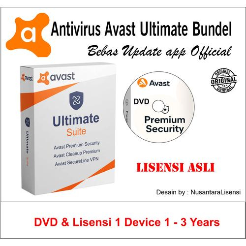 Promo DVD Lisensi Avast Ultimate License Original - 2 Tahun - Kab. Bekasi - NusantaraLisensi ...