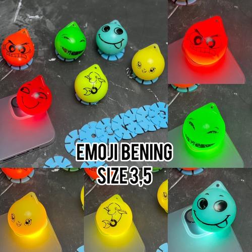 Jual lato lato Glowing Emoji mainan etek jadul , tek tek smile / Mainan ...