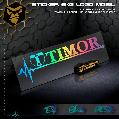 Jual Sticker EKG Logo Mobil Timor. Sticker Logo Merk dan Jenis mobil ...