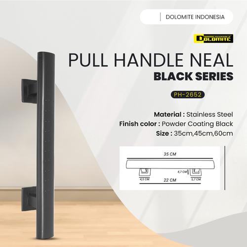 Jual PULL HANDLE GAGANG KUNCI PINTU RUMAH 35CM HITAM BLACK MURAH 2652 ...