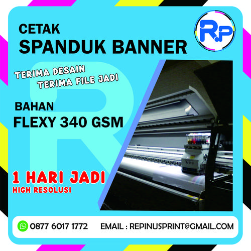 Jual Cetak Spanduk Murah 340 gsm / Banner murah satuan custom - Kota ...