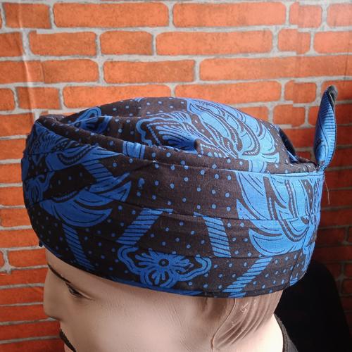 Jual Iket/udeng Sunda Baduy langsung pakai - batik Bduy biru, 8 - Kab ...